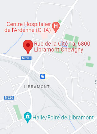 Contact / Plan – L’Église Protestante Évangélique de Libramont
